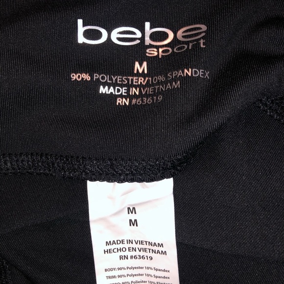bebe | Pants & Jumpsuits | Nwt Bebe Sport Net Mesh Capri Size M | Poshmark